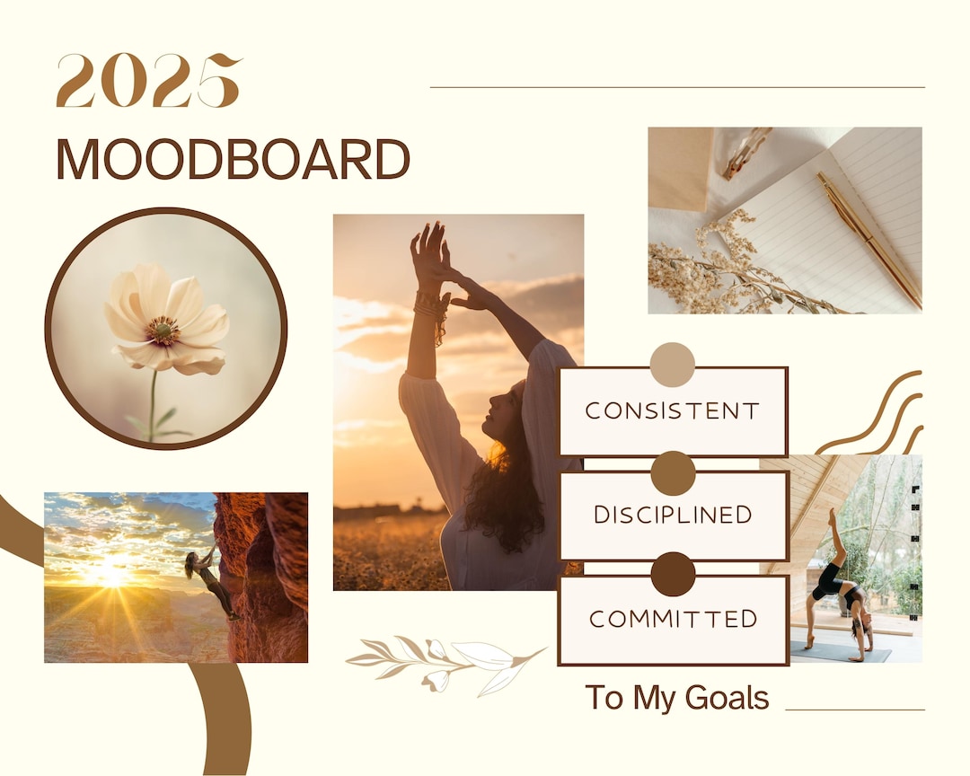 2025 Goals Moodboard Collection to Motivate - Etsy