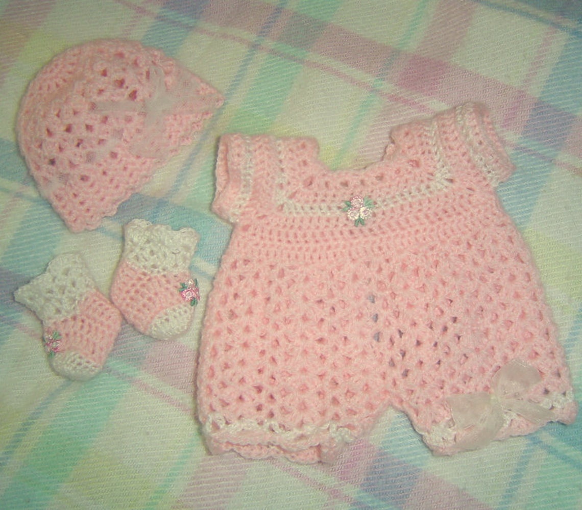 PDF Pattern 089,classic Shells Micro Preemie Pattern,tiny Romper ...
