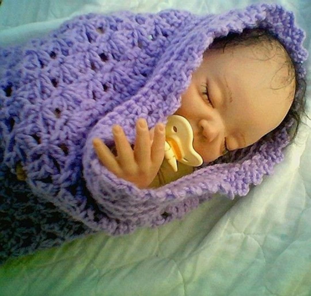 PDF Pattern 012,crochet Papoose,unisex Baby Pattern,cocoon Pod Pattern ...