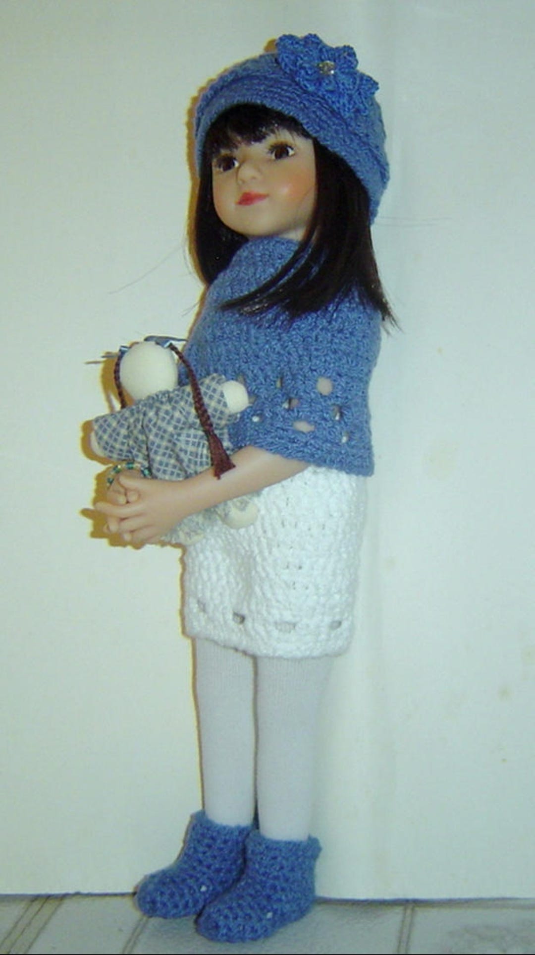 PDF Pattern Crochet,fits 13" Mini Maru Pal and Friends,doll Clothing ...