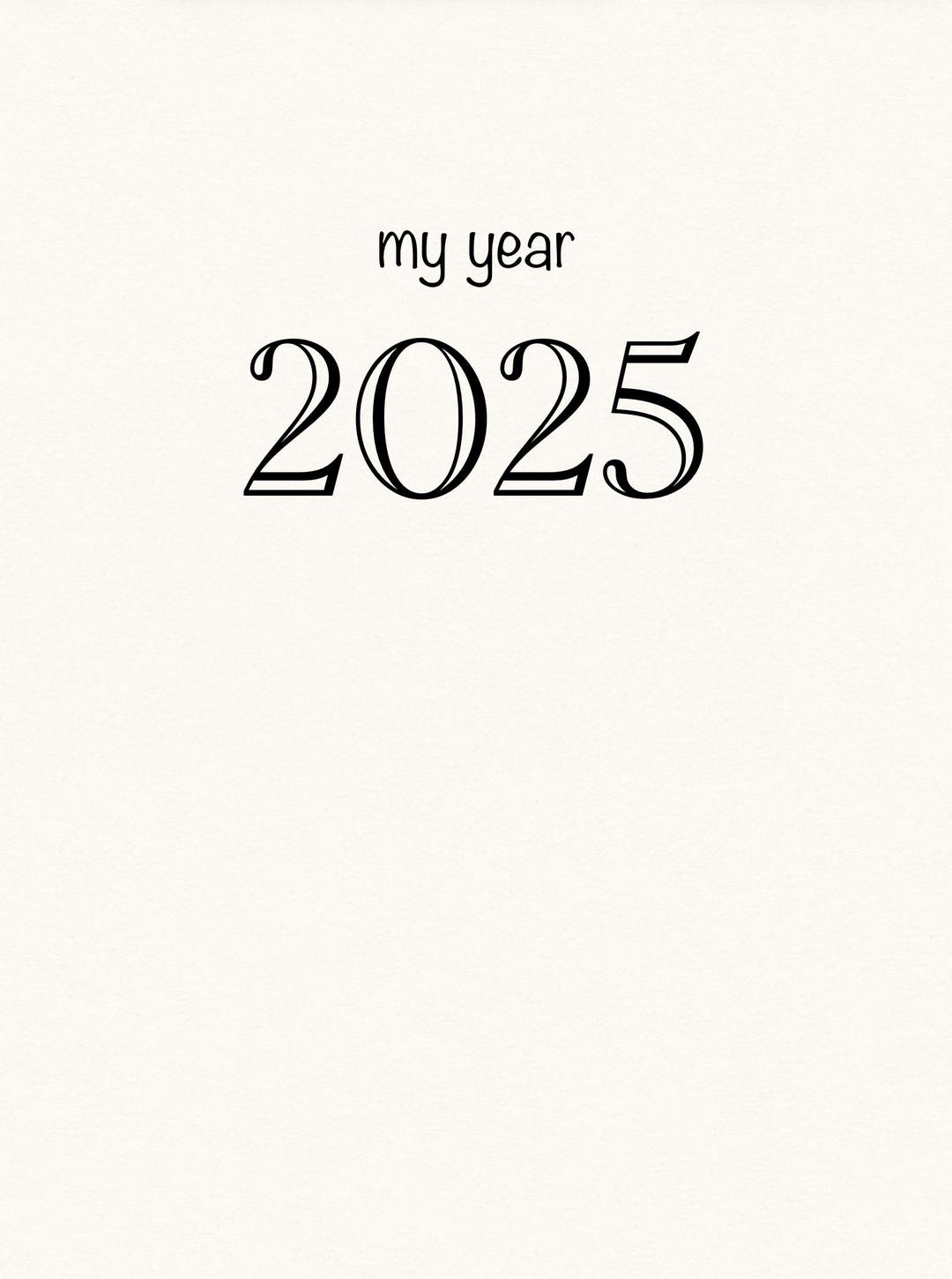 2025 Clean & Simple Planner Minimalist Yearly Planner for Organized ...