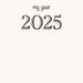 2025 Clean & Simple Planner Minimalist Yearly Planner for Organized ...