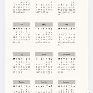 2025 Clean & Simple Planner Minimalist Yearly Planner for Organized ...