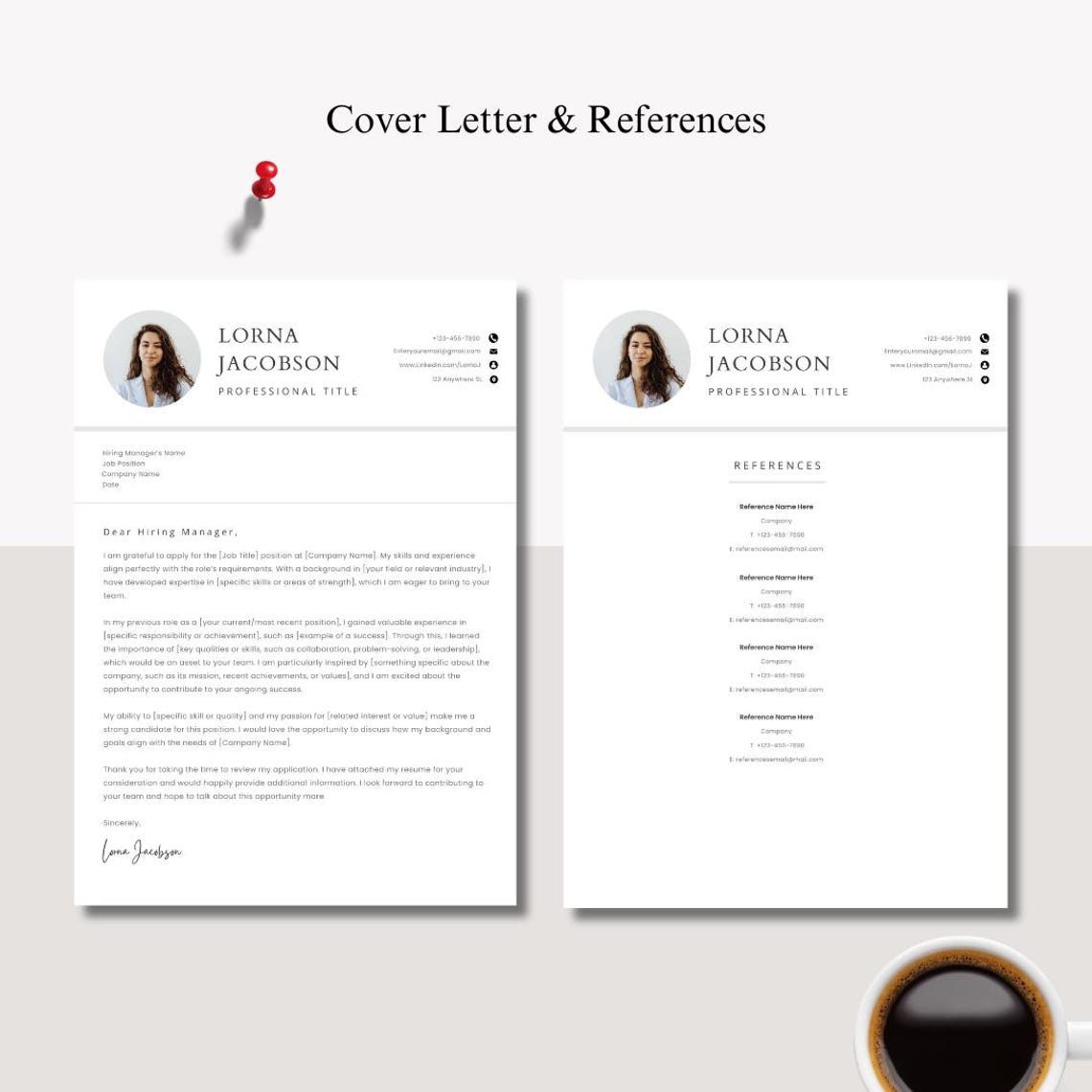Professional Resume Template | Modern and Editable Design for Job ...
