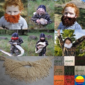 Baby Size Yarn Beards (8 Color Options) - Etsy Canada