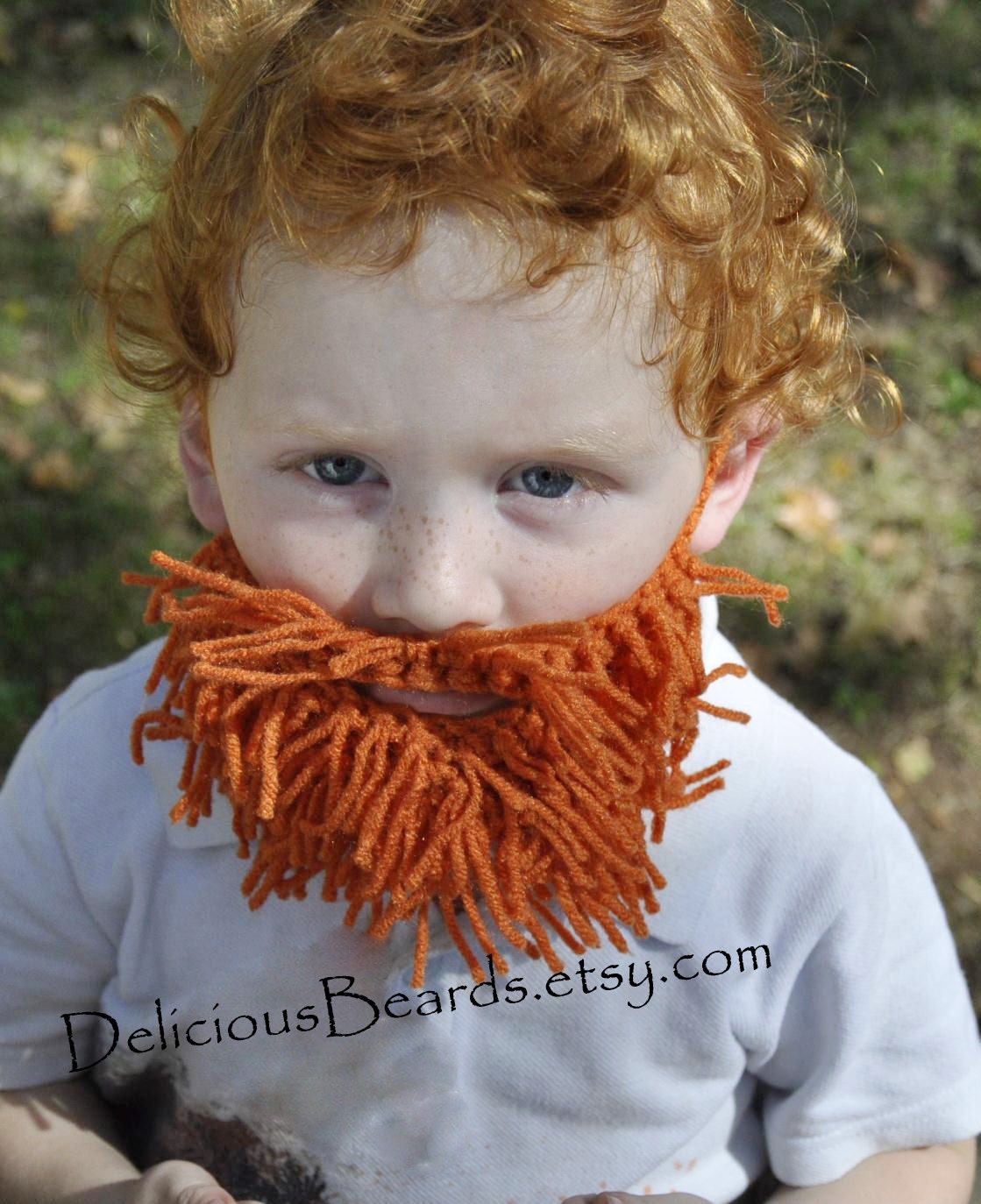 Baby Size Yarn Beards (8 Color Options) - Etsy