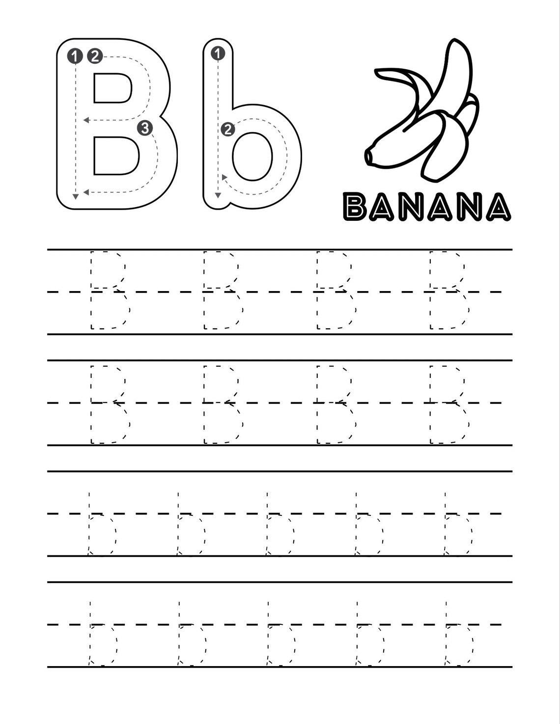 Alphabet Tracing Worksheets - Etsy