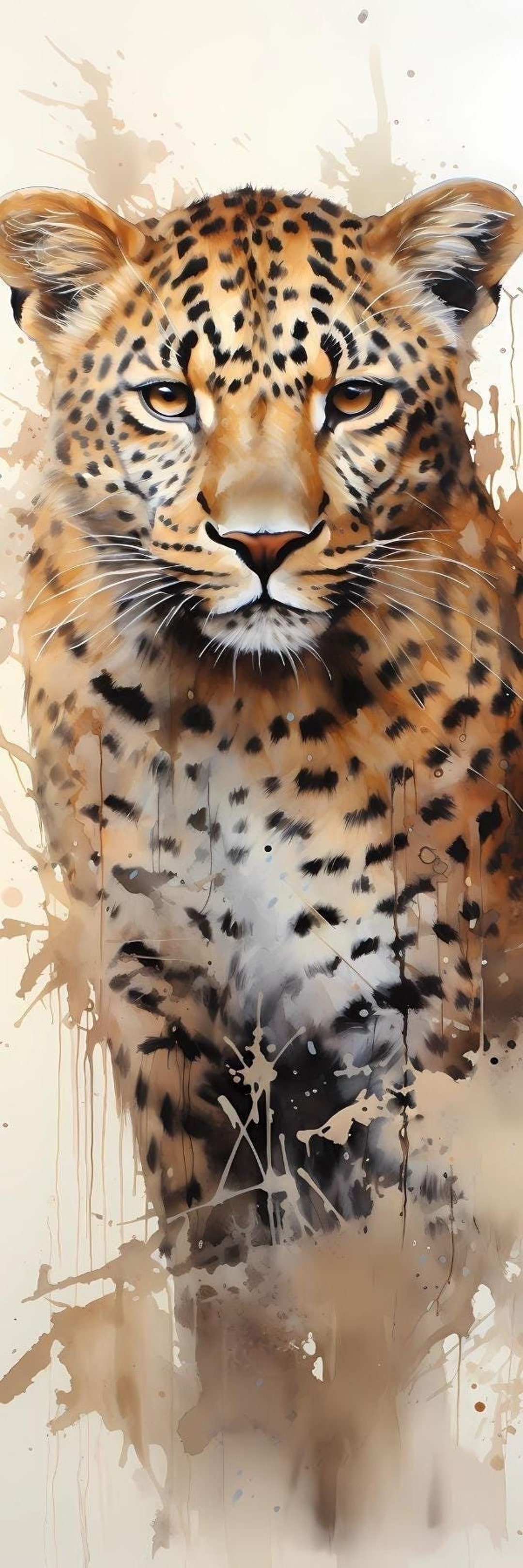 African Watercolour Wildlife Bookmarks | Safari Bookmarks | Savannah ...