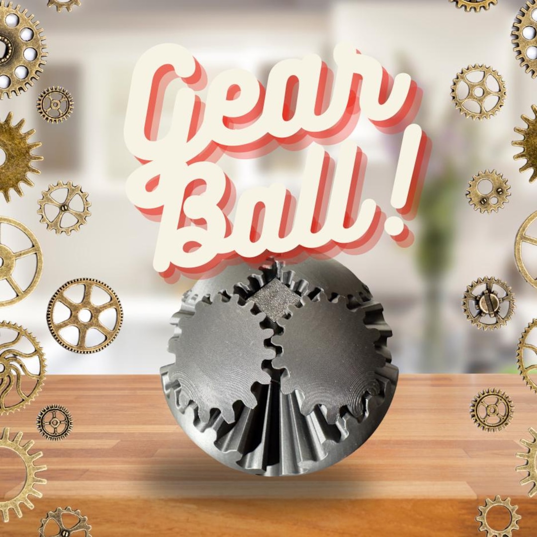 Gear Ball. STL File - Etsy