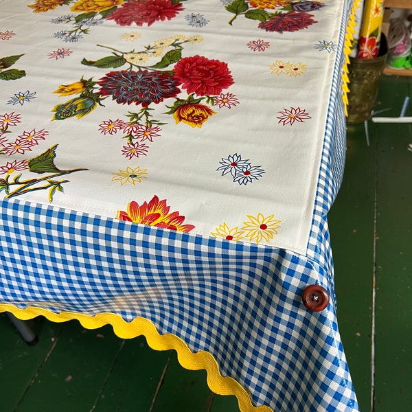 Oilcloth Tablecloth - Etsy
