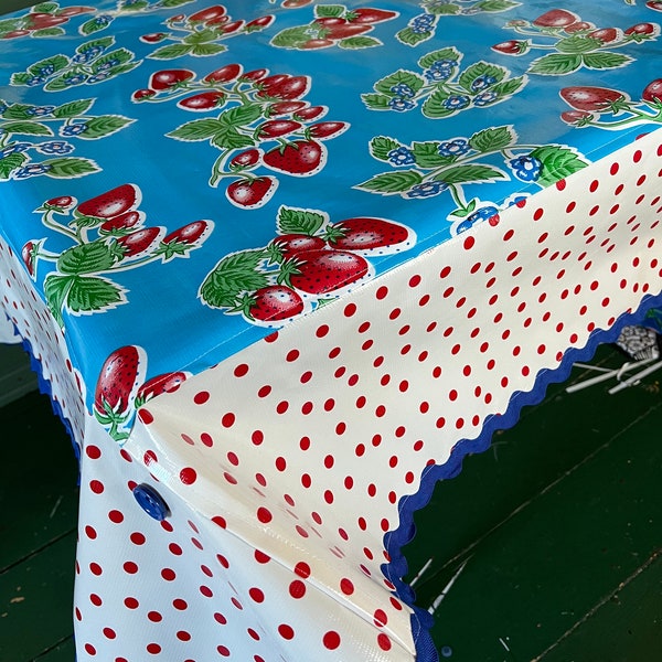 Strawberry Tablecloth - Etsy