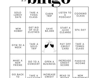 2025 Vision Board Bundle | 2025 Bingo Card | 2025 Goal Planner ...