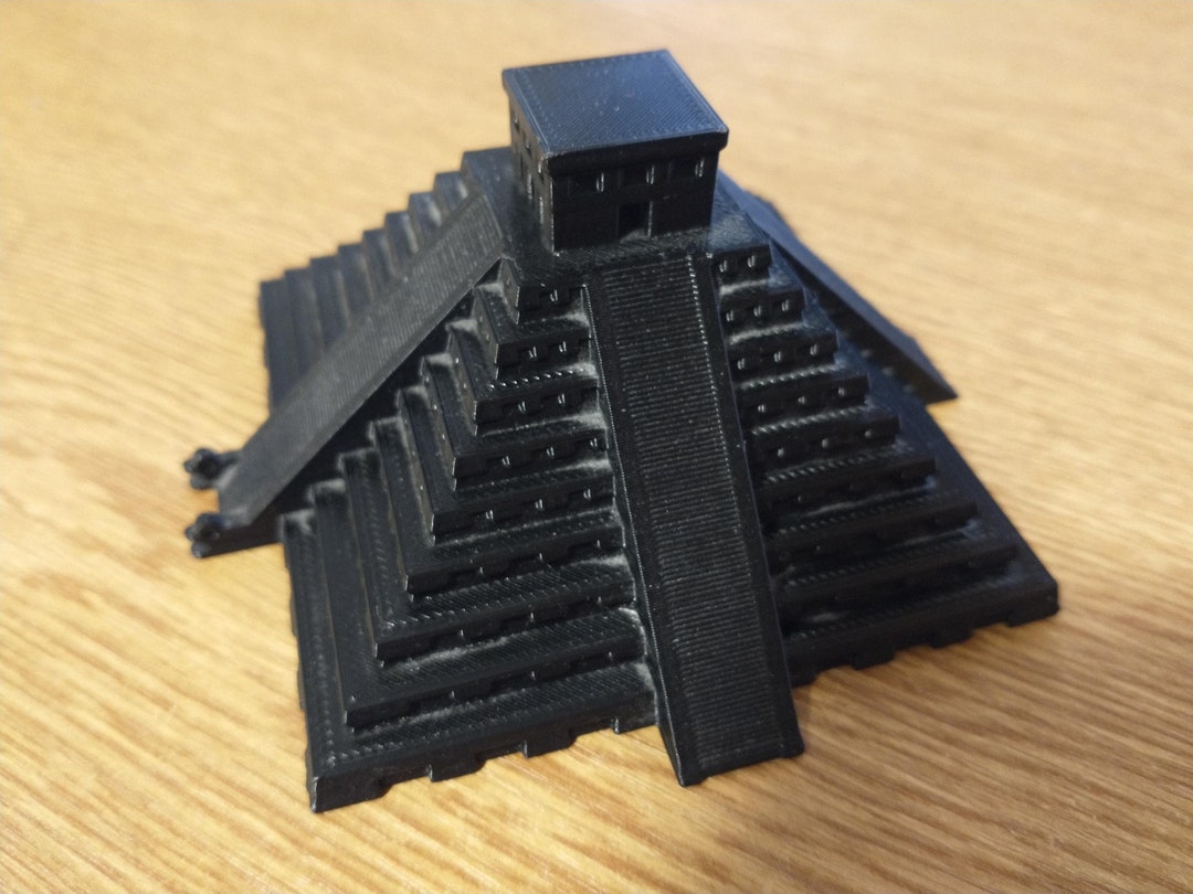 El Castillo Pyramid, STL File for 3D Printing - Etsy