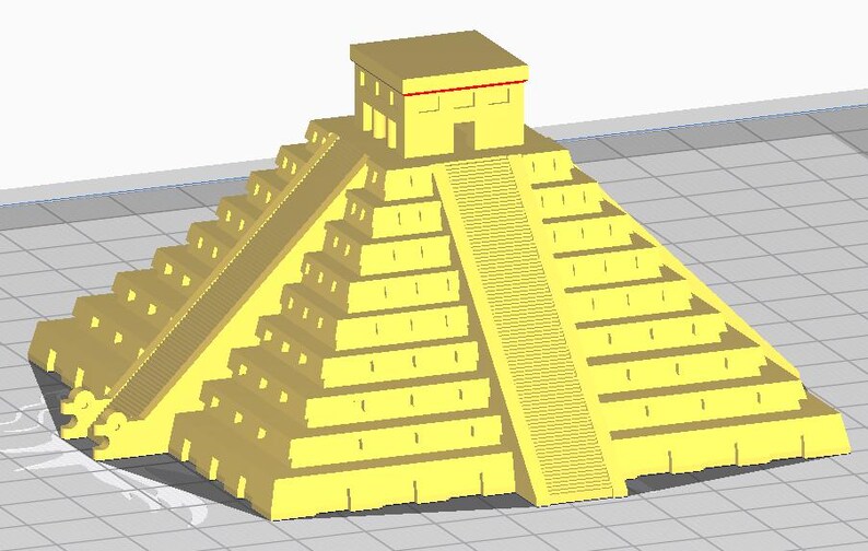 El Castillo Pyramid, STL File for 3D Printing - Etsy Australia