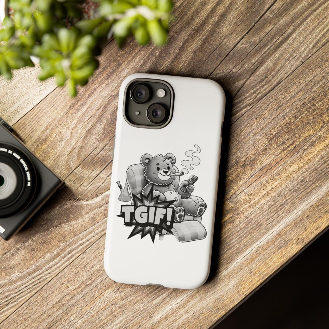 TGIF Phone Case (black and White Design) - Etsy