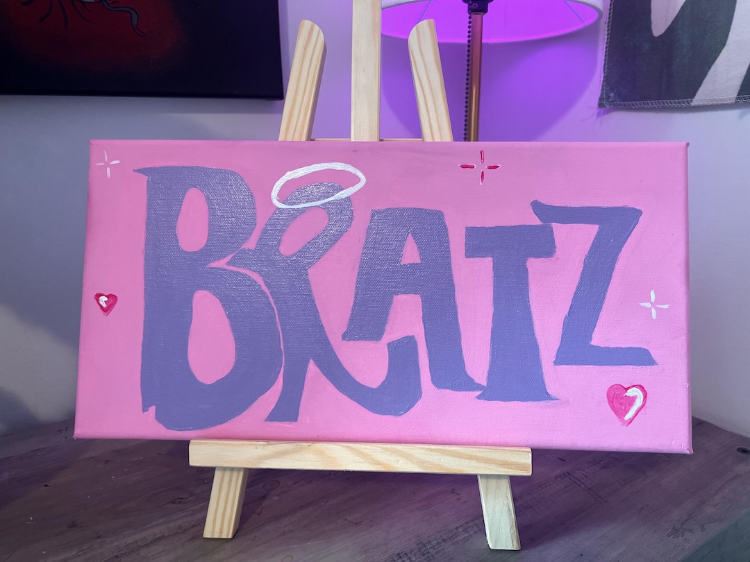 Hand Painted Bratz Painting- Wall Art Room Decor - Etsy