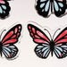 Butterfly Sticker Set 30ct - Etsy