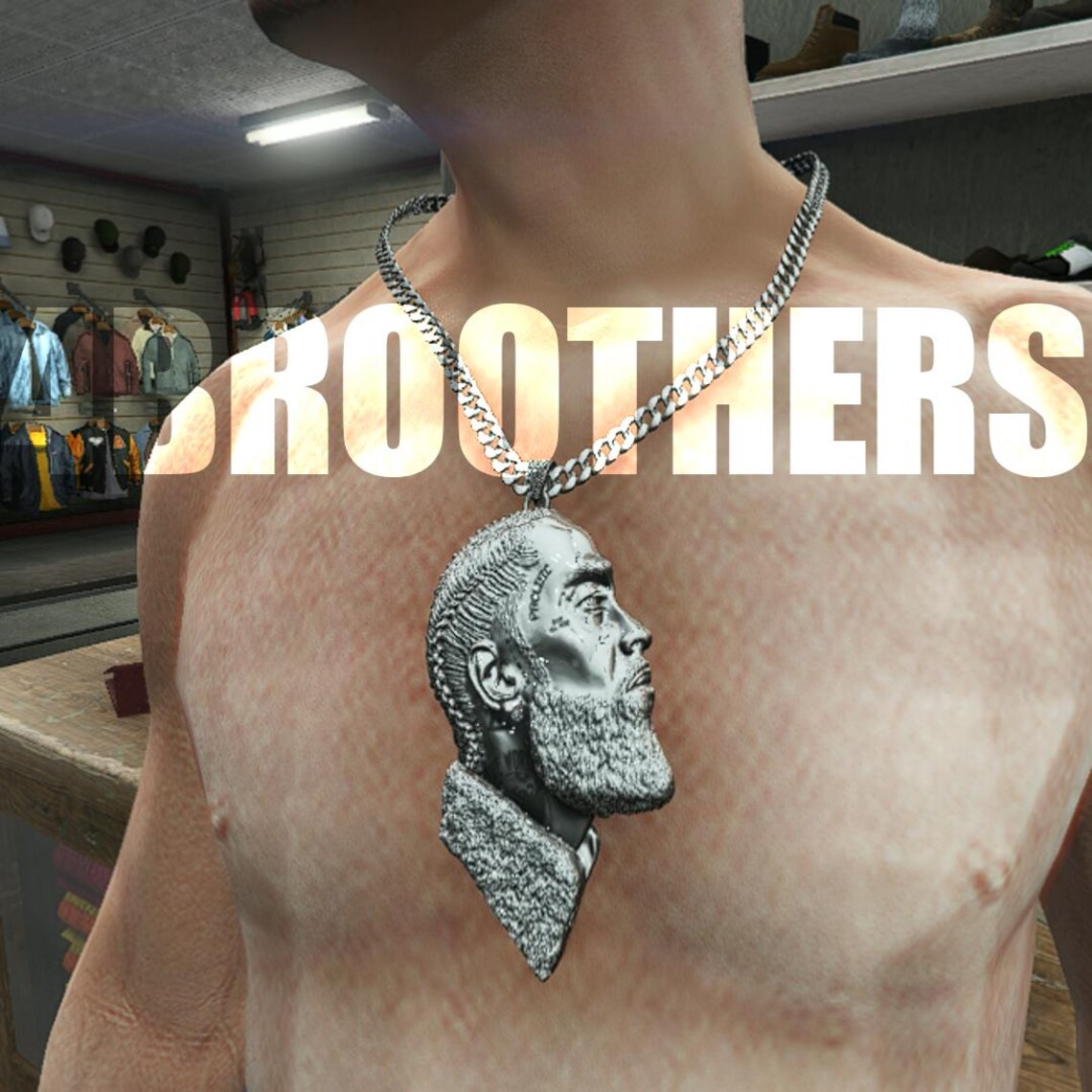 Fivem Ready Nipsey Homage Chain Pack Bling, Crenshaw Hiphop Diamond ...