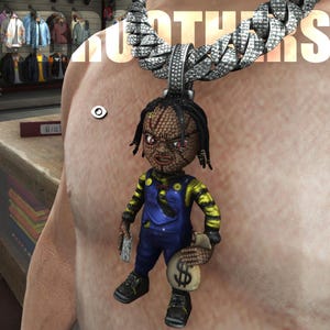 Fivem Ready Chucky Chain Bling, Hiphop Diamond Chain for Your Server - Etsy