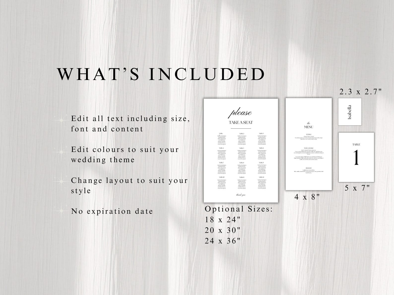 Ultimate Bundle Simple Classic Wedding Invitation, Save the Date, RSVP ...