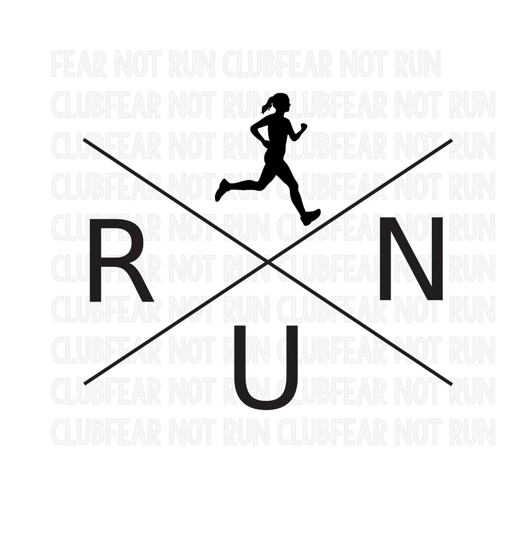 RUN - SVG, JPG Digital Graphic for Running Shirt, 5K, Half Marathon T ...