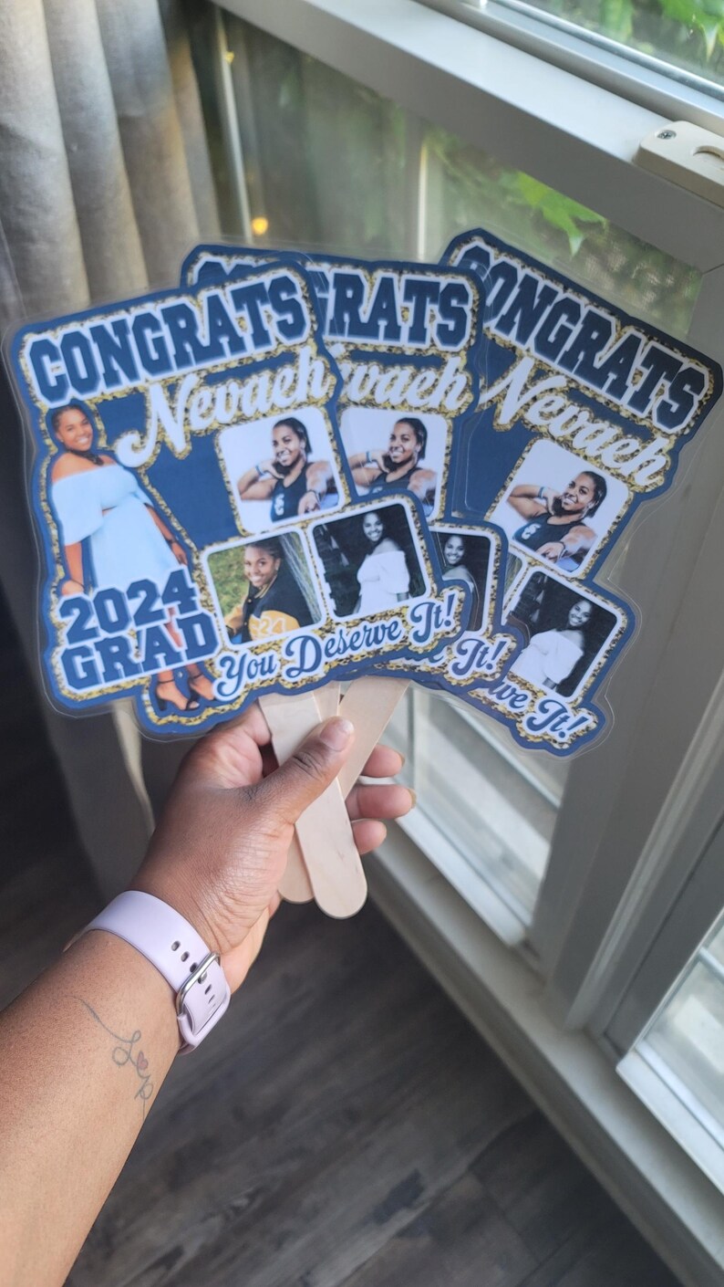 2025 Graduation Fans, Personalized Fans, Custom Handheld Fans, 2025 ...