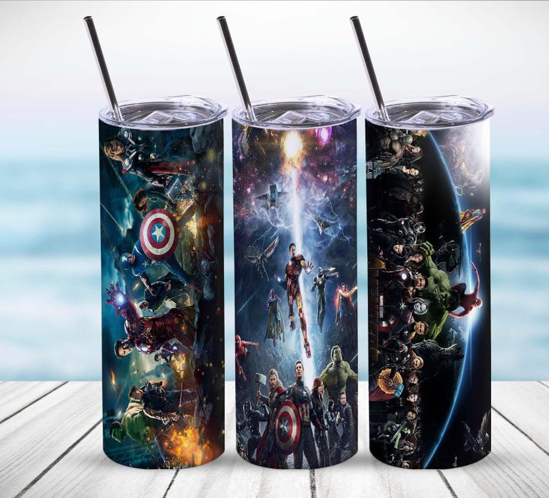 Marvel Tumbler 20 Oz Skinny Stitch Tumbler Sublimation Designs, Full ...