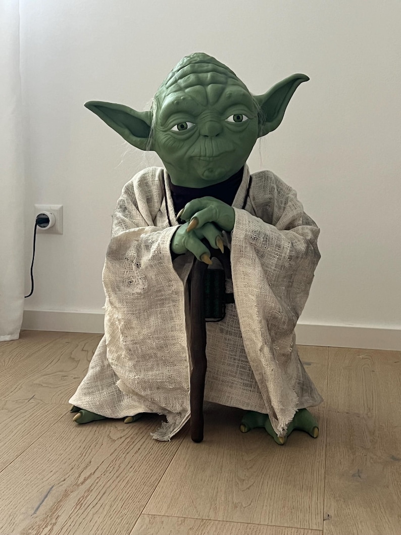 Star Wars Master Yoda Life Size 1:1 66 Cm Jedi Darth Vader Skywalker ...