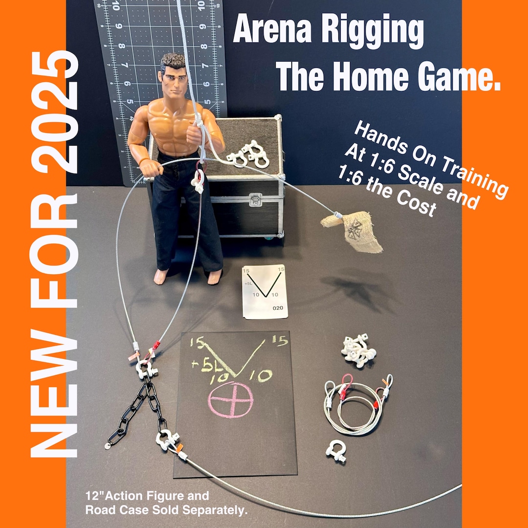 Arena Rigging the Home Game, is an Arena Rigger Training Tool. at 1:6 ...