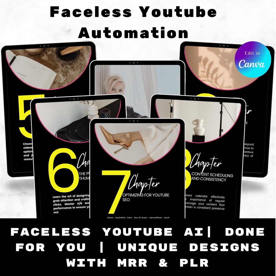 Faceless Youtube Automation Guide: AI Channel Launch (PDF Download) - Etsy