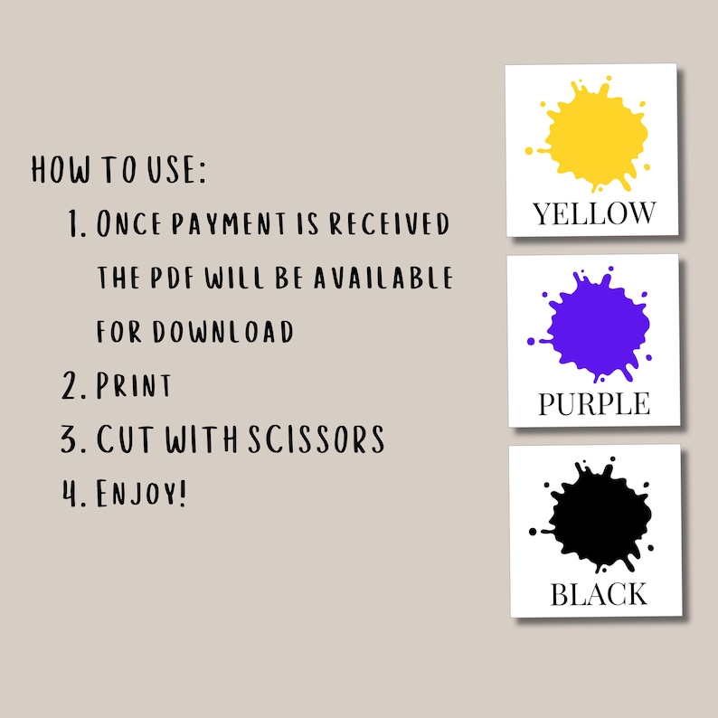 Color Flashcards for Toddlers and Children, Color Cards for Kids ...