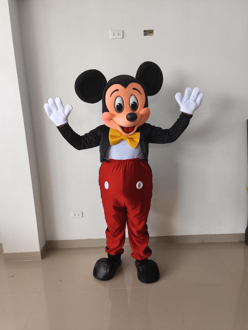 Mickey Mouse Mascot Costume - Etsy Australia