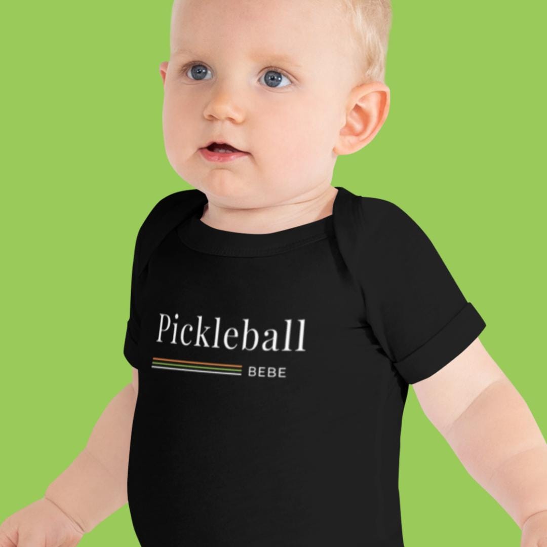 Pickleball Bebe One Piece | 3 - 24 MO Sizes | Pickleball Baby Onesie ...