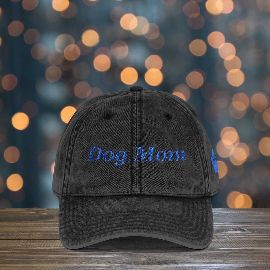 Vintage Dog Mom Cap, Embroidered Hat for Pet Lovers, Perfect Gift for ...
