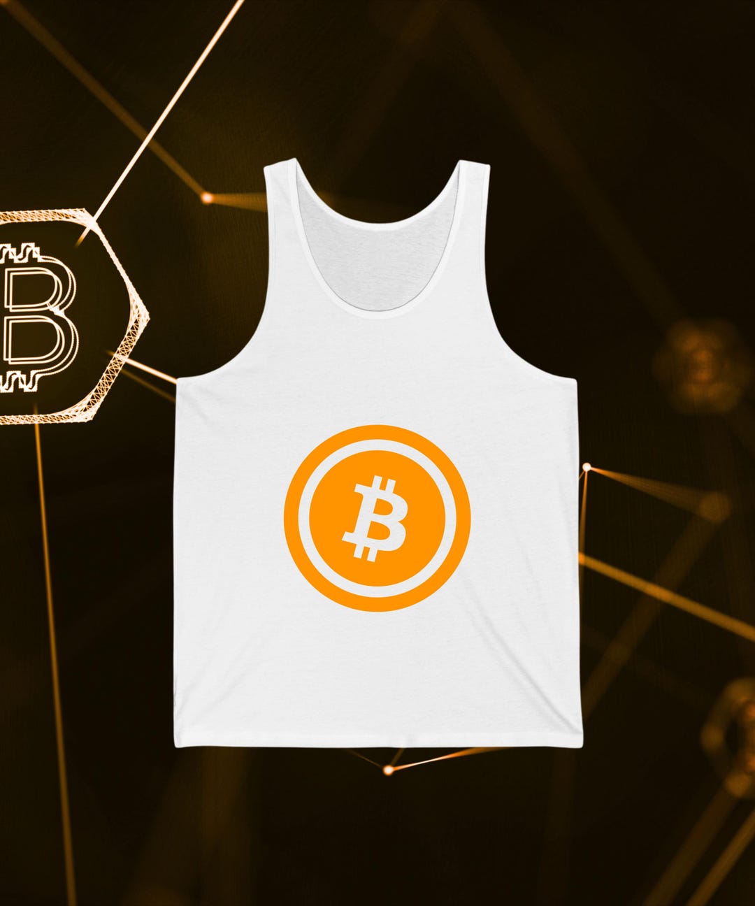 Bitcoin Logo Tank Top, Crypto Sleeveless Shirt, BTC Apparel - Etsy
