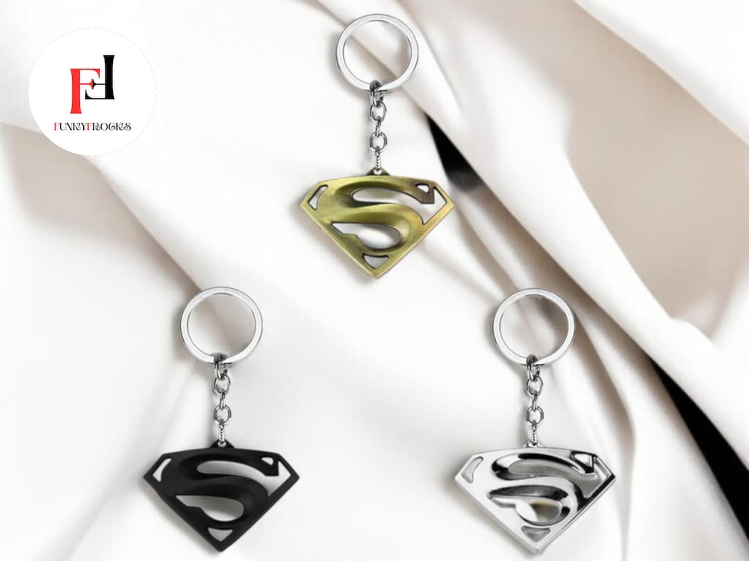Marvel Superman Keychain, Cartoon Comics Justice League Superhero ...