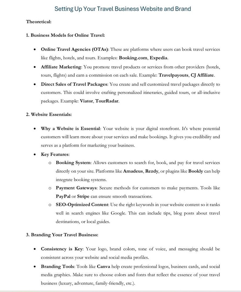 Travel Business - How to Set up and Market a Travel Business: A Guide ...