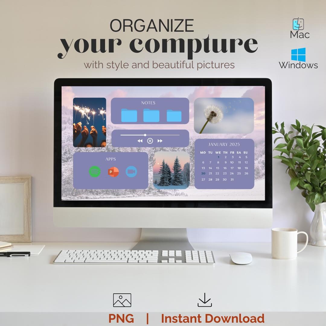 2025 Desktop Bliss: Calendar Wallpaper for Mac & Windows, Space ...