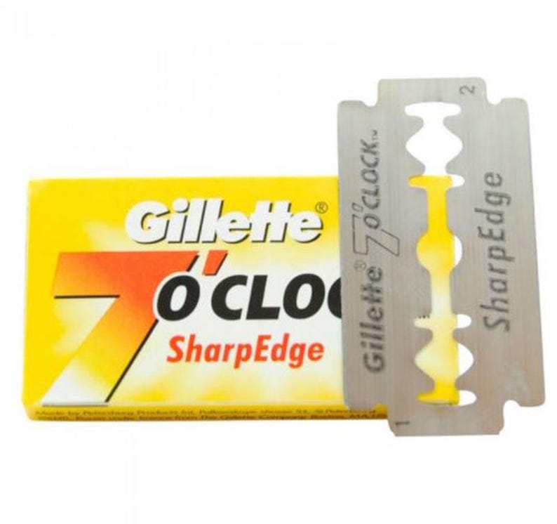 50 X Double Edge Safety Straight Cut Throat Barber Razors Shaving ...