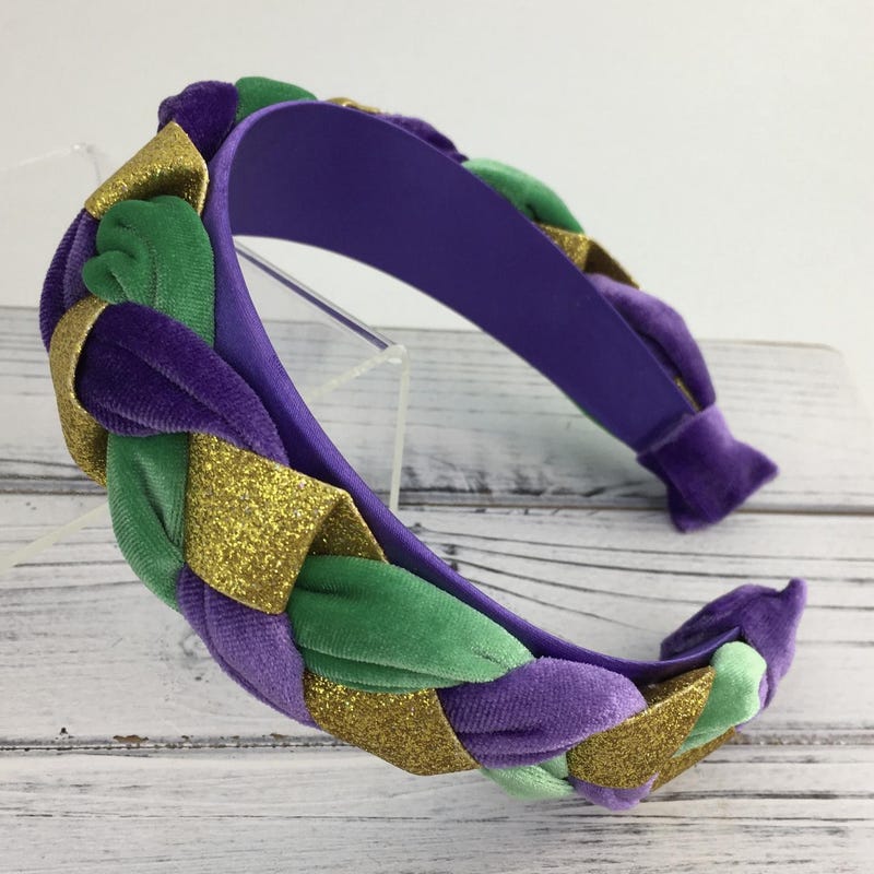Mardi Gras Headband - Etsy