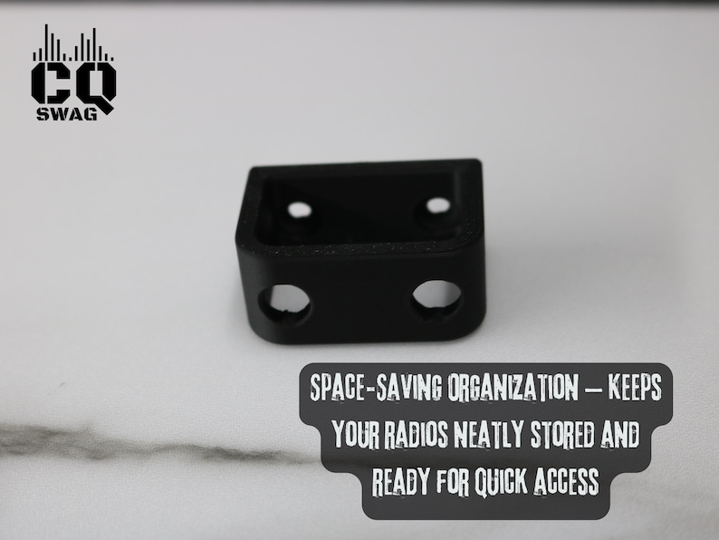 4-pack Universal Ham Radio Wall Mount | Handheld Radio Holder for ...