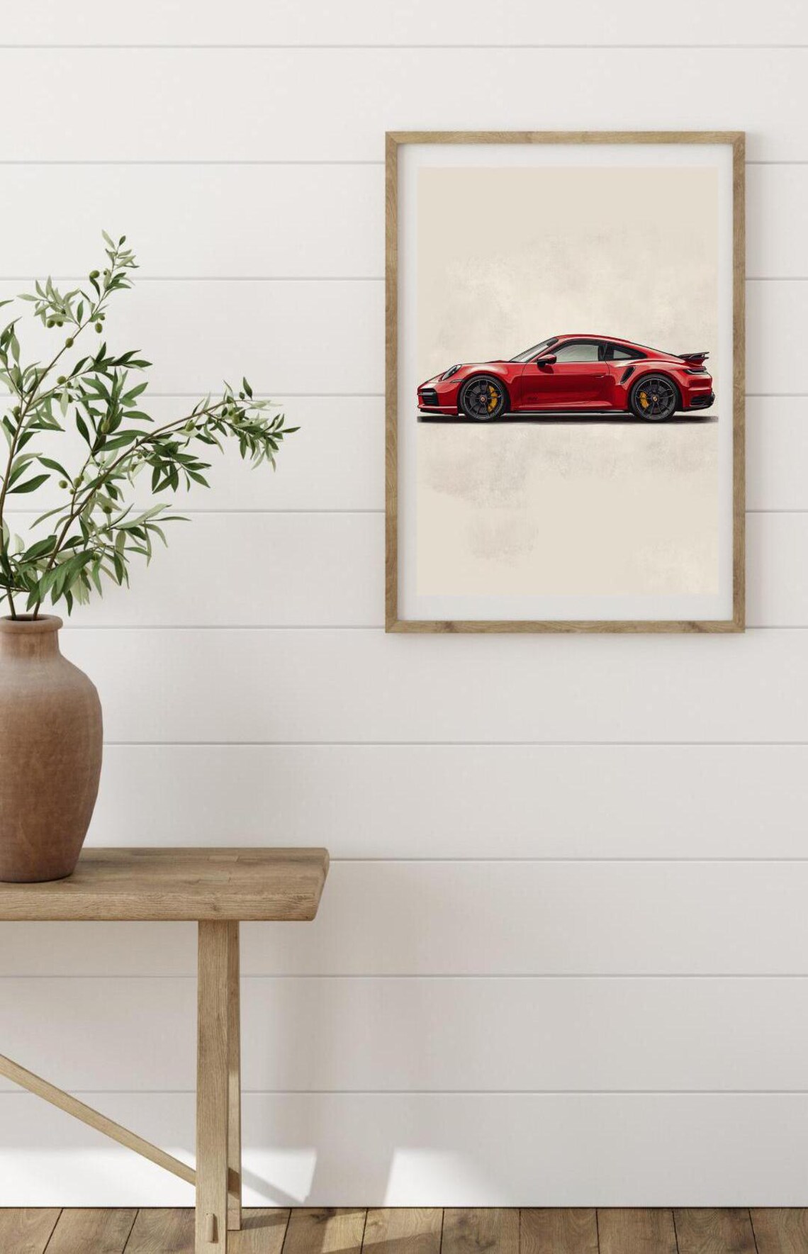 Porsche 911 Wall Art - Aesthetic Red Car Printable Art - Etsy