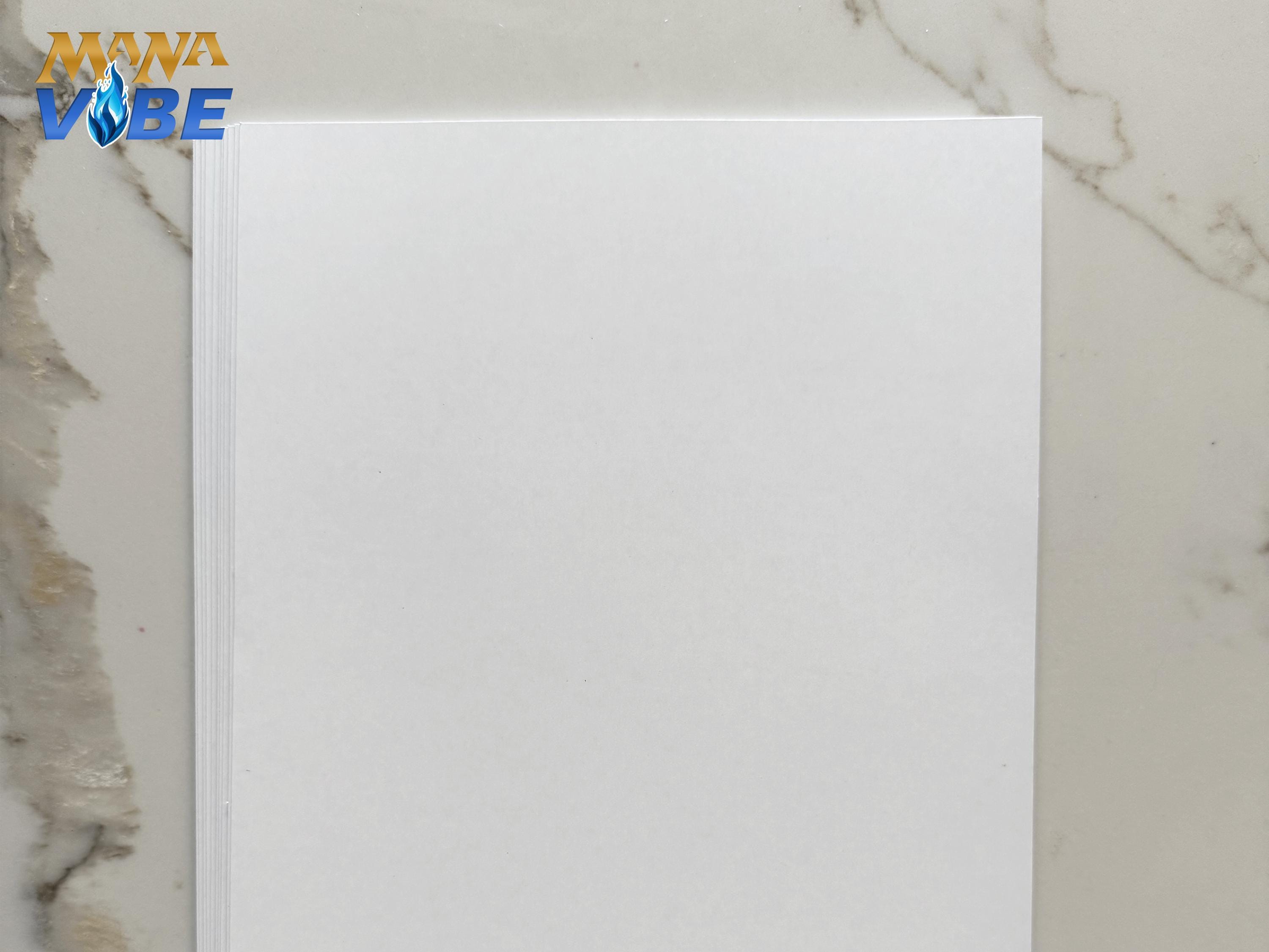 TCG Cardstock - German Black/blue Core 330 GSM - Make Tcg MTG Proxy S33 ...