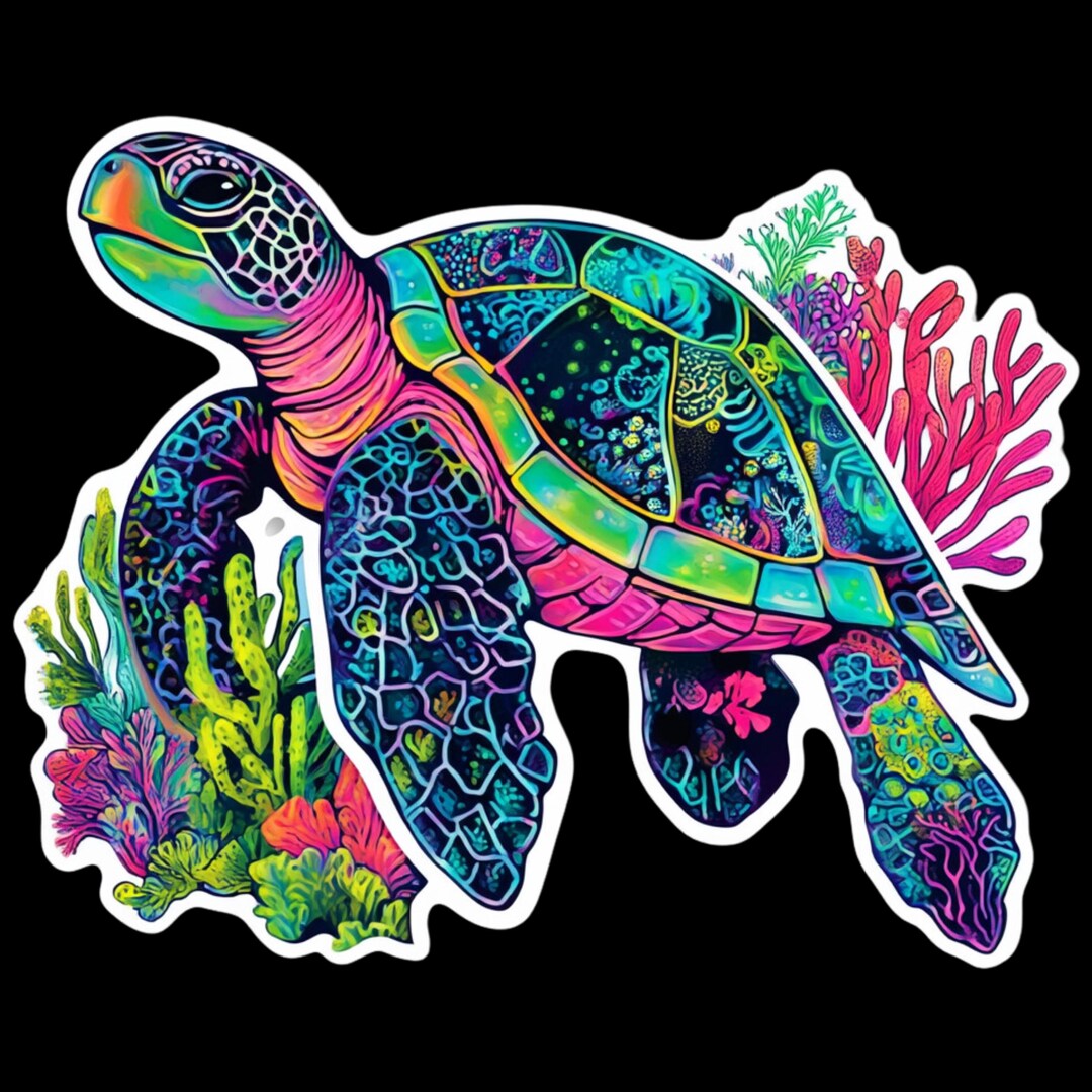 Ocean Life Stickers | Waterproof Vinyl Die Cut Stickers of Sharks, Sea ...