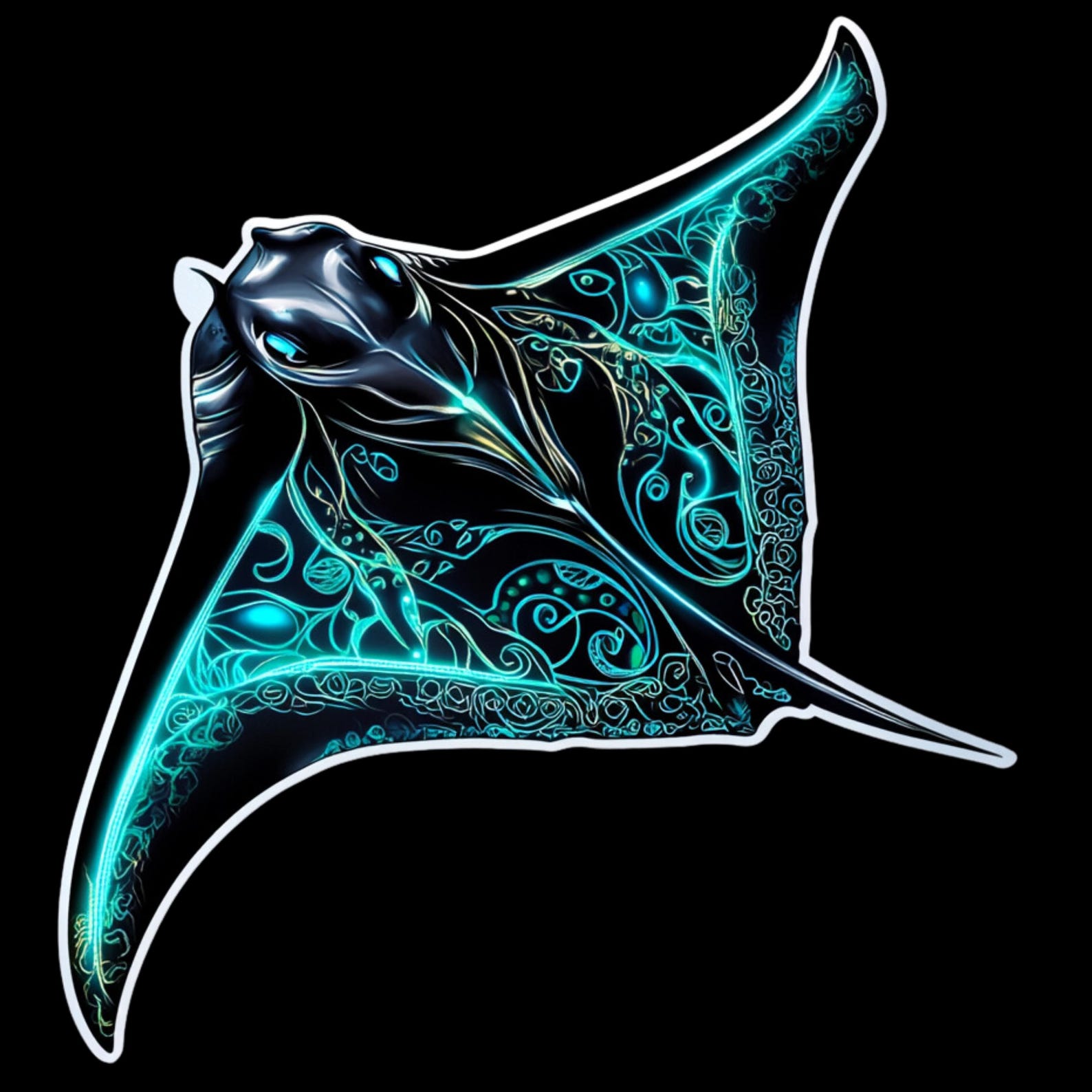 Ocean Life Stickers | Waterproof Vinyl Die Cut Stickers of Sharks, Sea ...