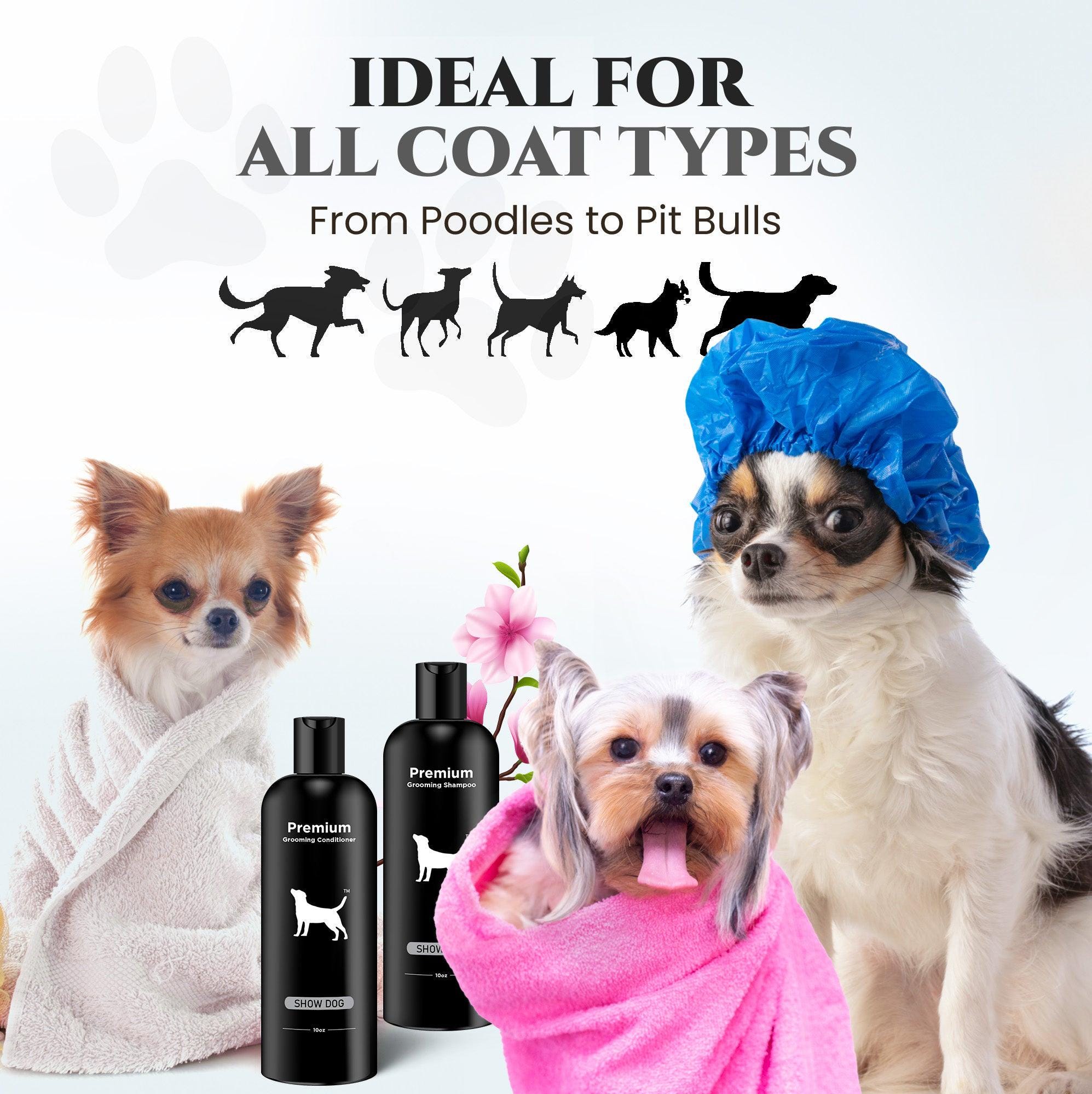 Natural Dog Shampoo & Conditioner for Itchy and Sensitive Skin (show ...