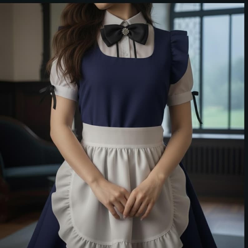Vintage Victorian Maid Dress – Elegant Cosplay Uniform for Women - Etsy