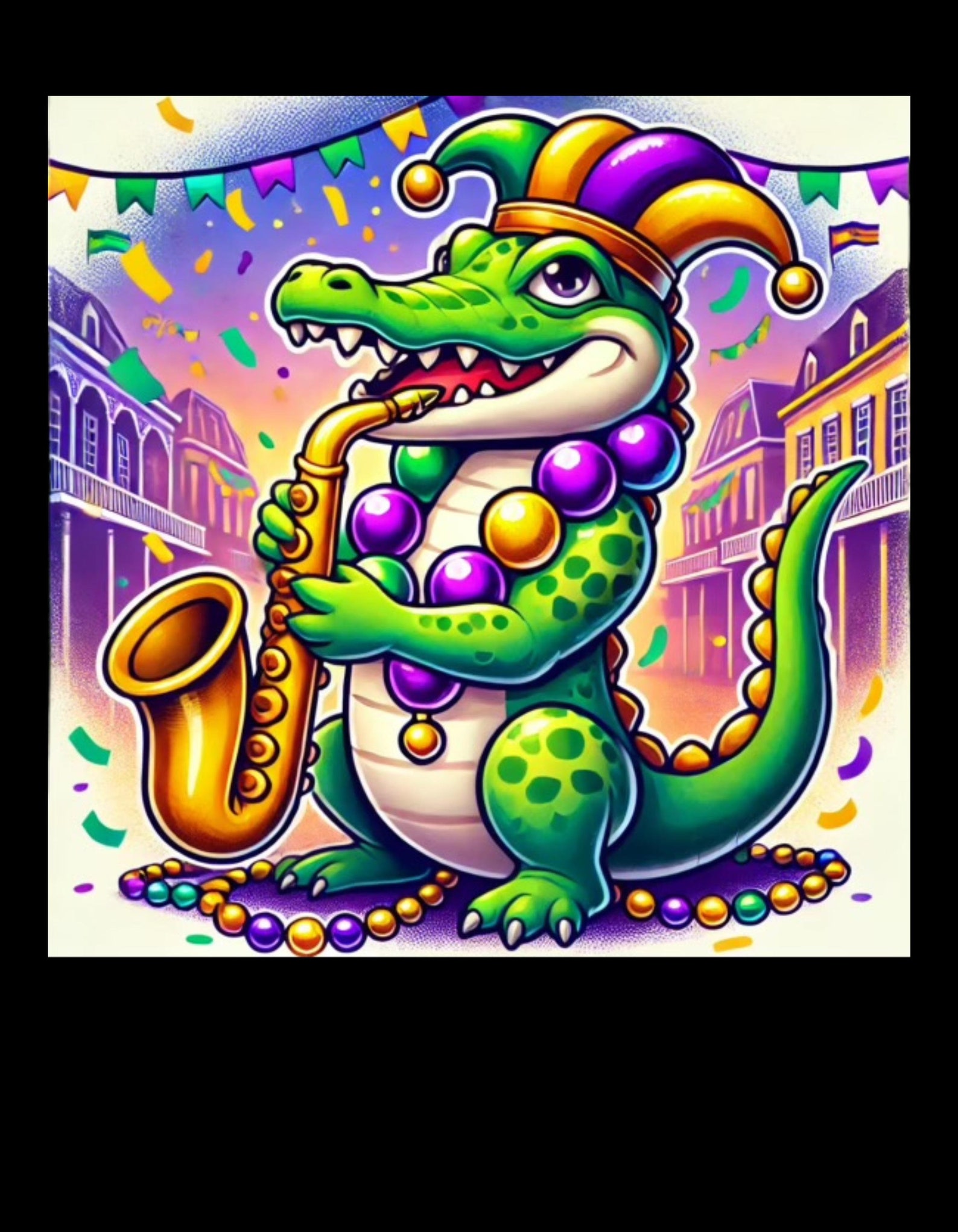 Mardi Gras Alli Png,svg, Mardi Gras Sublimation, Alligator Sublimation ...