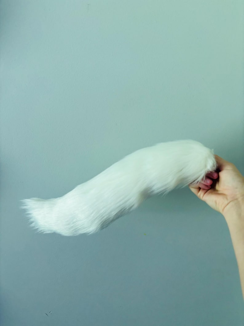 Hyper Motion White Fursuit Tail - Etsy UK