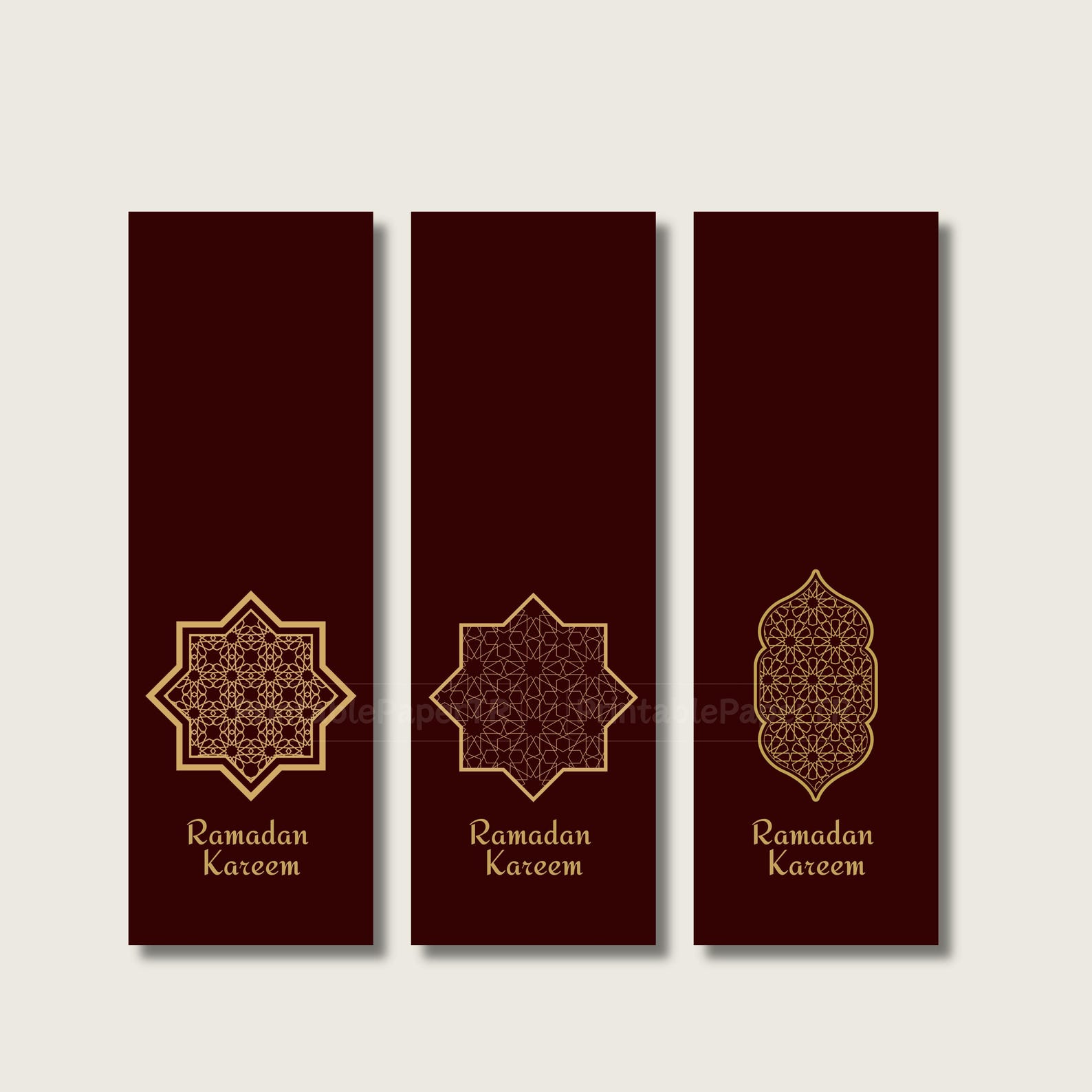 6 Printable Ramadan Bookmark Set | Islamic Bookmark | Ramadan Bookmark ...